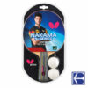 Butterfly | Nakama S-10 | Pre-Assembled Bat with 2 Balls - Kong Beng ...