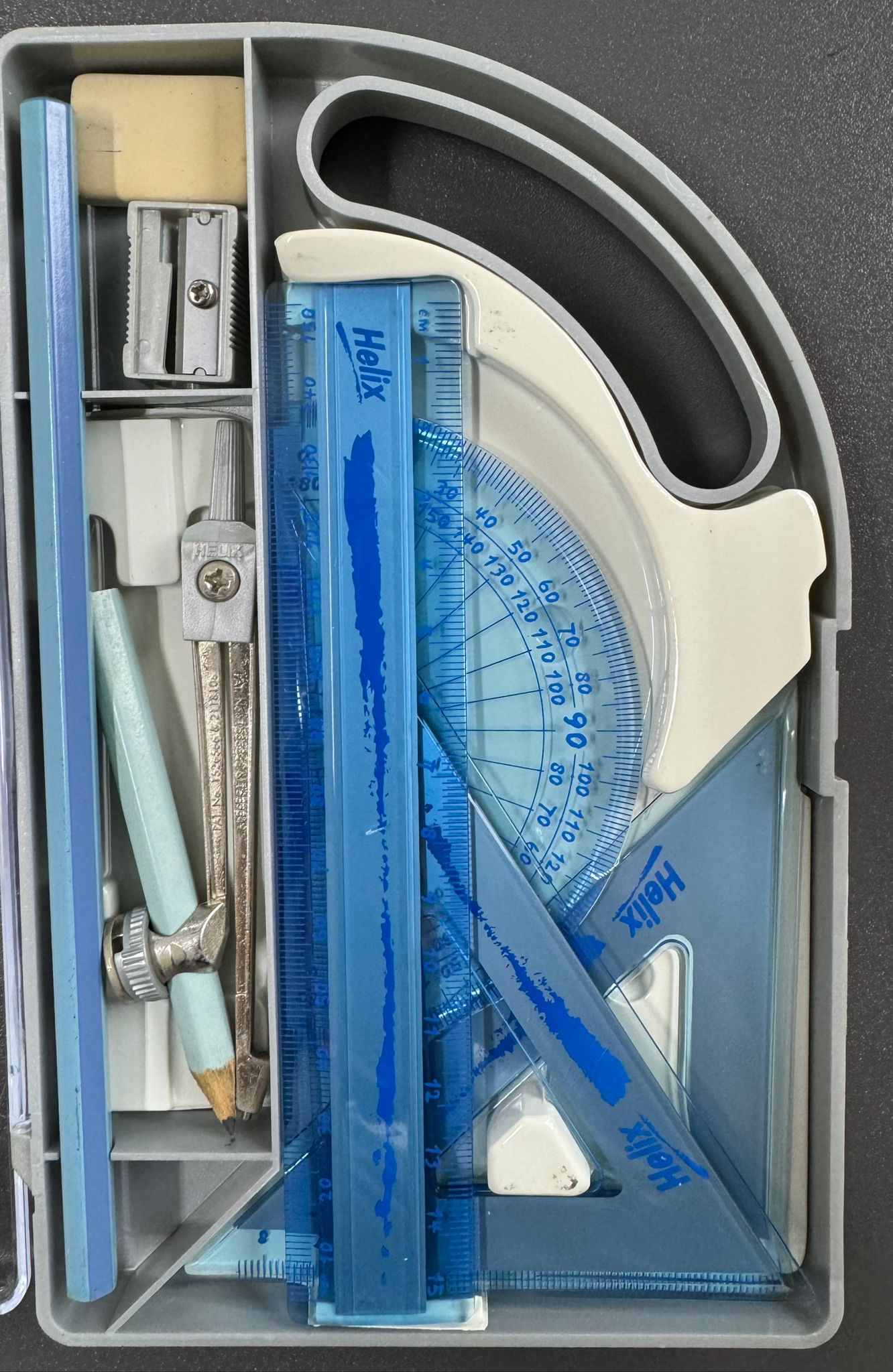 Helix Cool Curve A08 9Pc Math Set – Kong Beng Stationery & Sports Pte Ltd