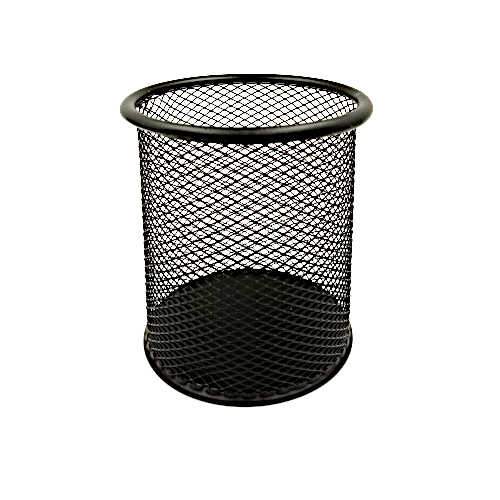 Deli 9172 Mesh Pen Stand Holder Black – Kong Beng Stationery & Sports ...