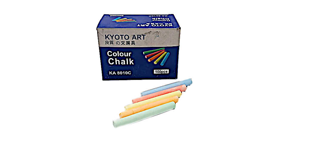 Kyoto Art Color Chalk KA8010W (100 Pcs/Box) – Kong Beng Stationery ...